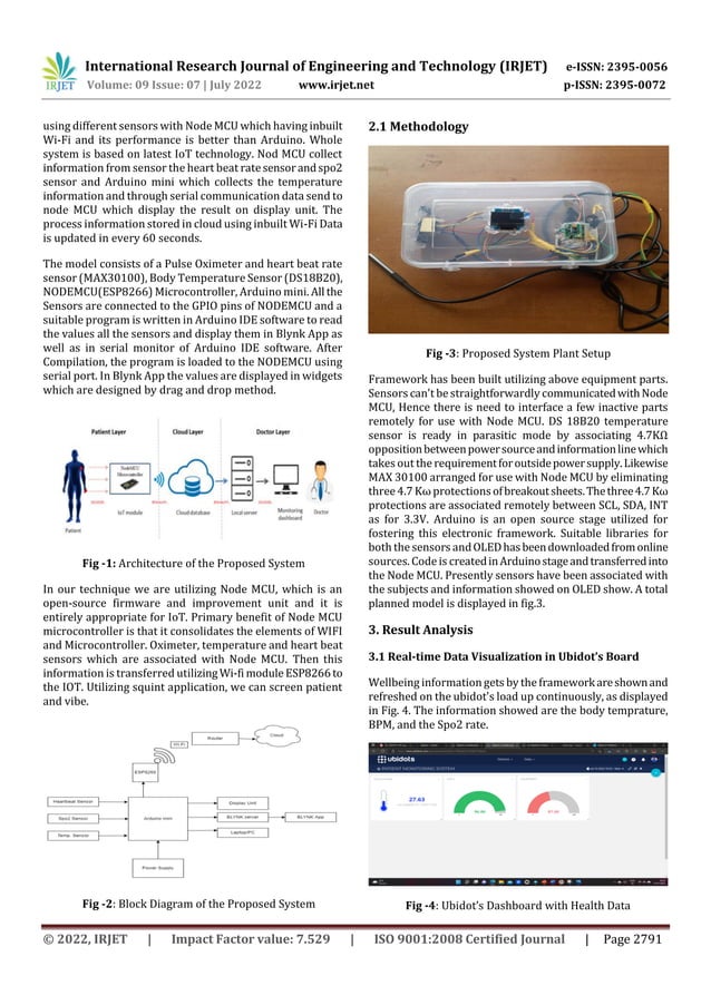 IoT Based Patient Biomedical Signal Tracking System | PDF | Internet of Things | Internet