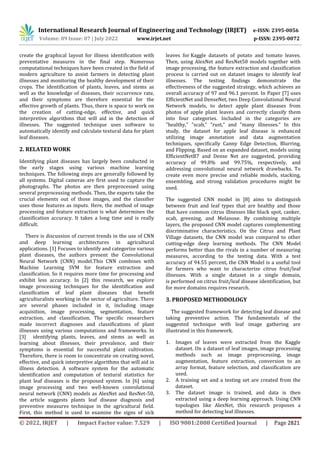 Deep learning for Precision farming: Detection of disease in plants | PDF