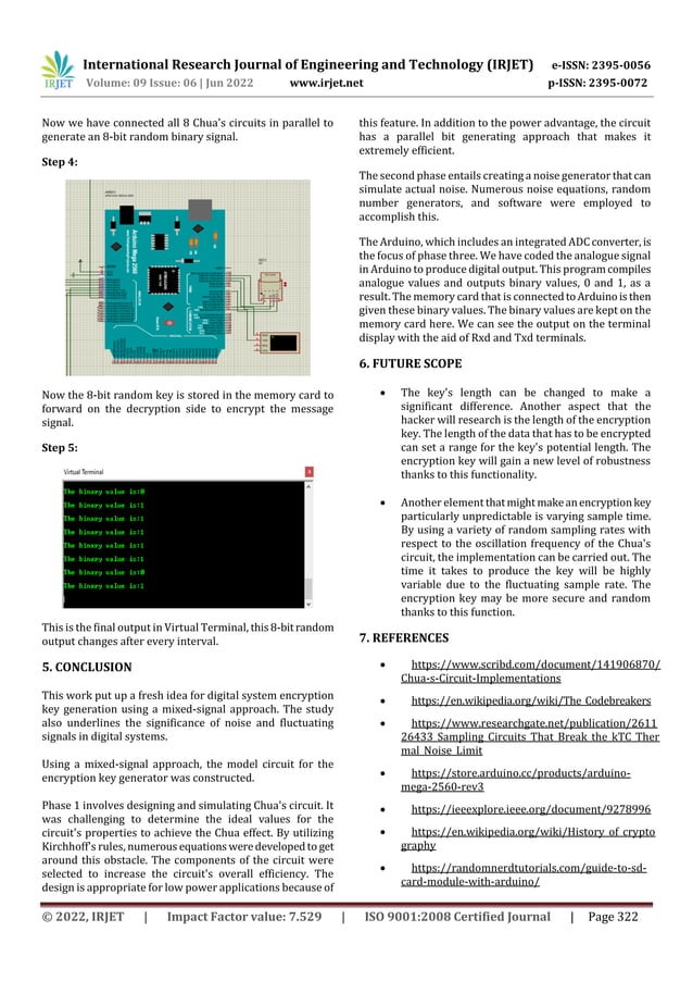 ENCRYPTION KEY GENERATION FOR DIGITAL CIRCUITS USING ANALOG CIRCUITS | PDF