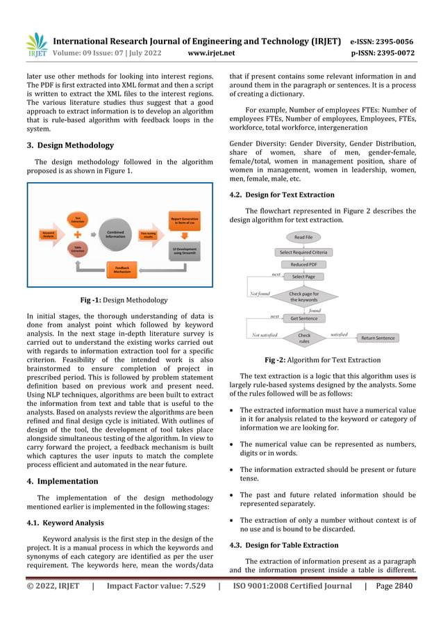 Development of Information Extraction for Data Analysis using NLP | PDF