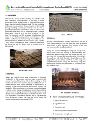 UTILIZATION OF BLACK COTTON SOIL IN THE MANUFACTURE OF BRICKS | PDF