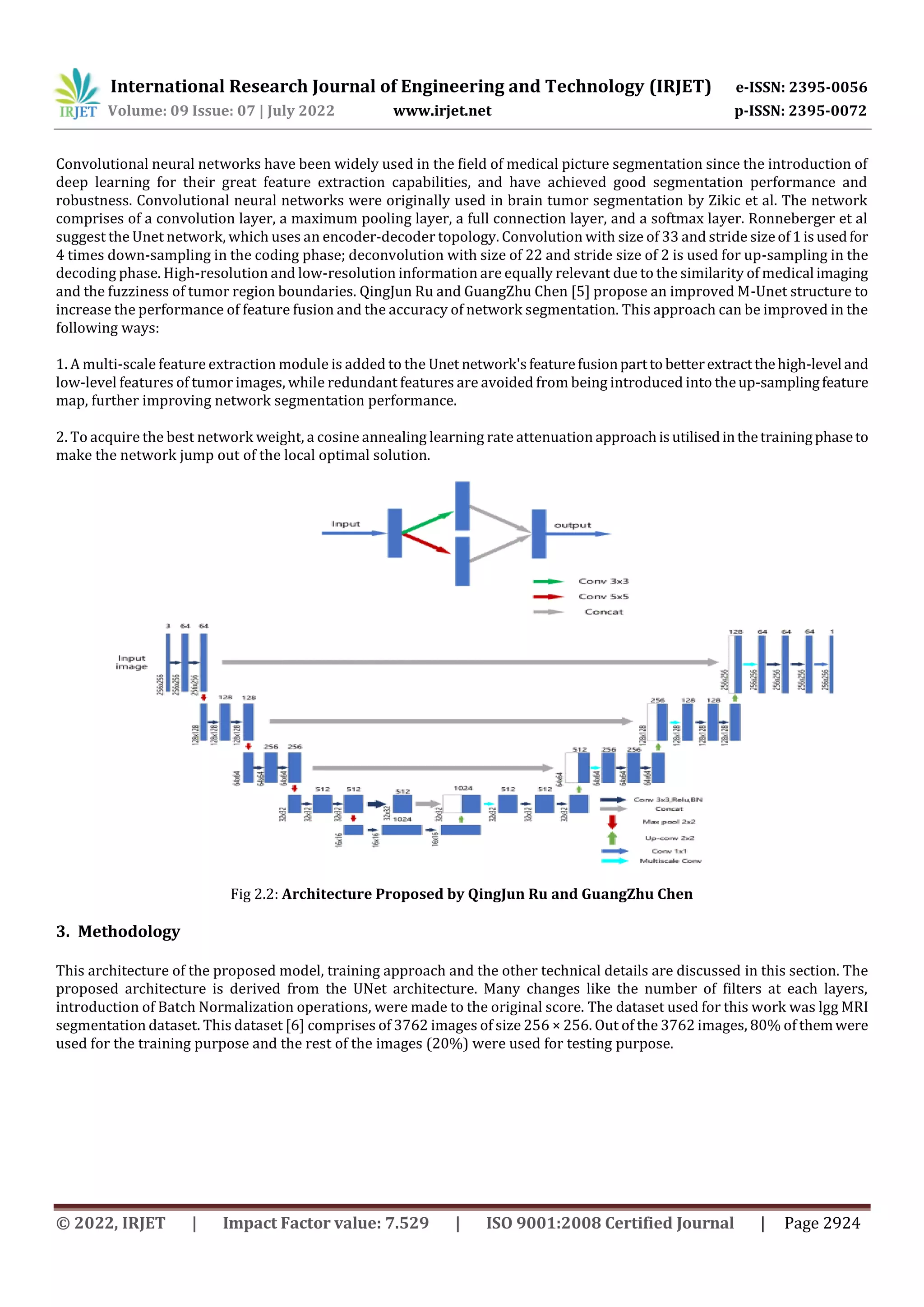 Improved Unet Framework With Attention For Semantic Segmentation Of Tumor Regions In Brain Mri