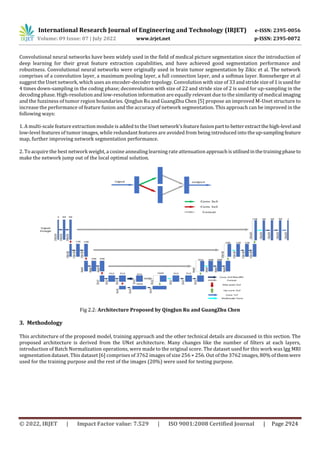 Improved UNet Framework with attention for Semantic Segmentation of Tumor Regions in Brain MRI ...