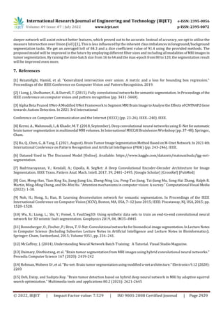 Improved UNet Framework with attention for Semantic Segmentation of Tumor Regions in Brain MRI ...