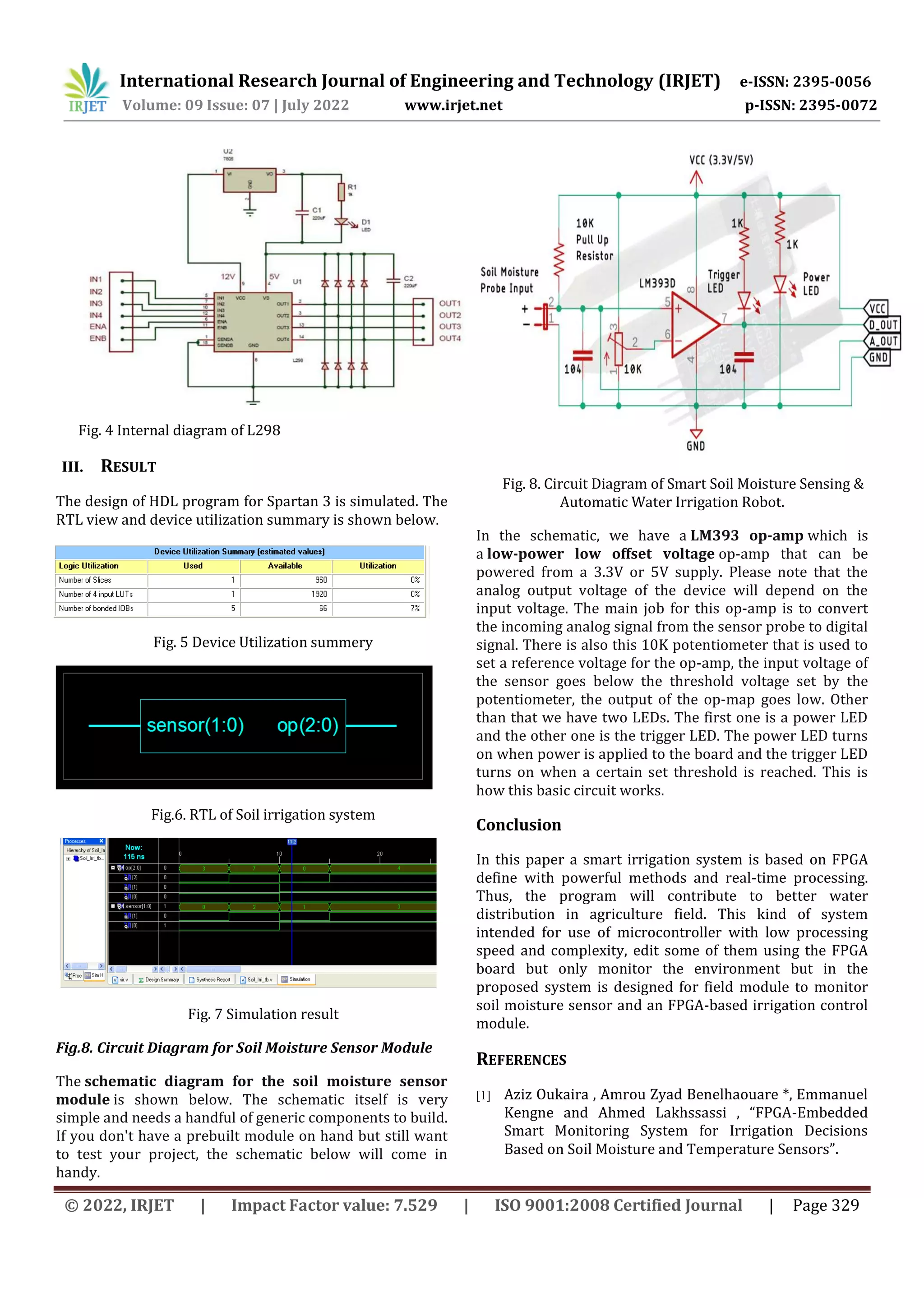 Smart Soil Moisture Sensing & Automatic Water Irrigation Robot | PDF