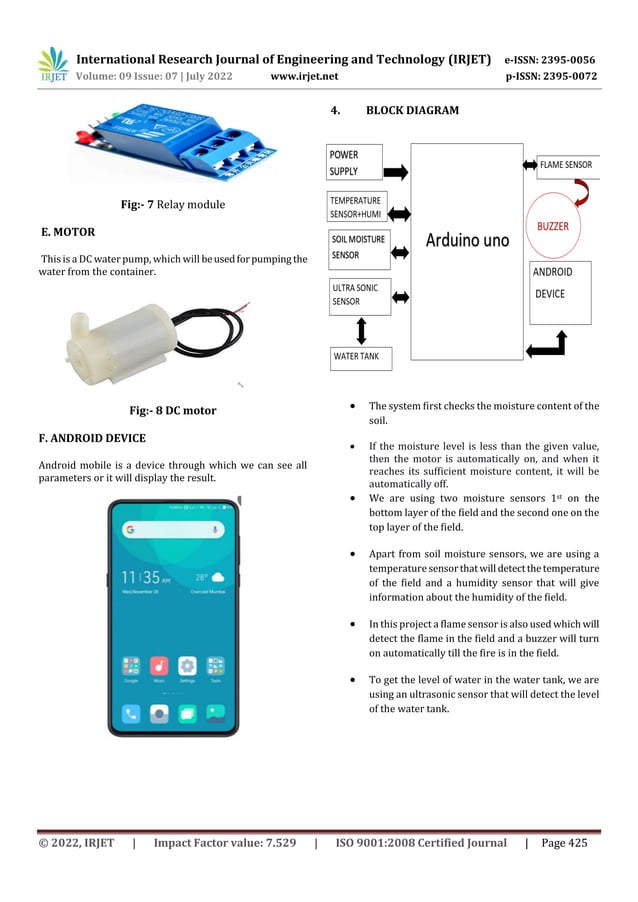 AGRICULTURE ENVIRONMENT MONITORING SYSTEM USING ANDROID | PDF
