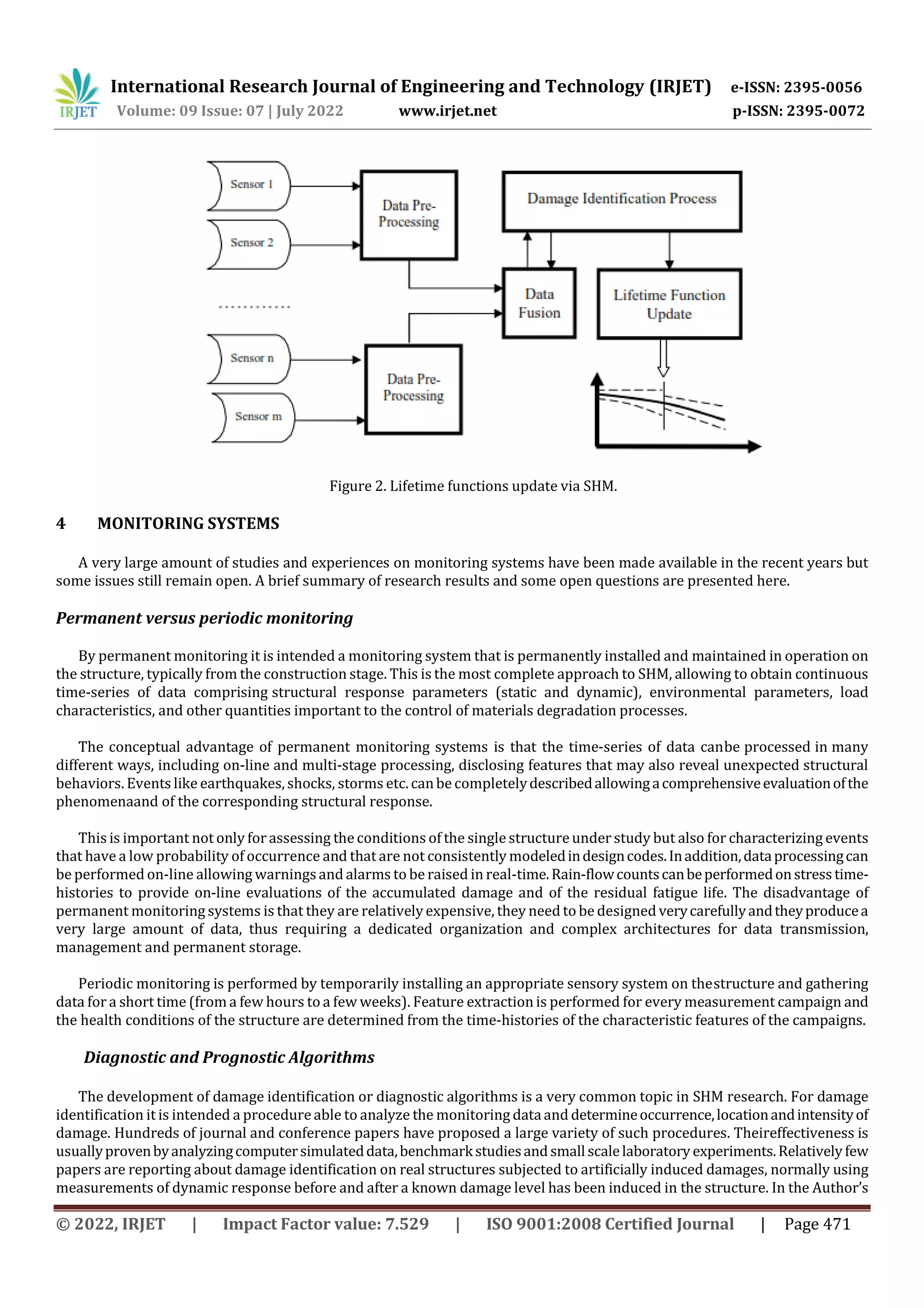 Structural Health Monitoring: Review and practice | PDF