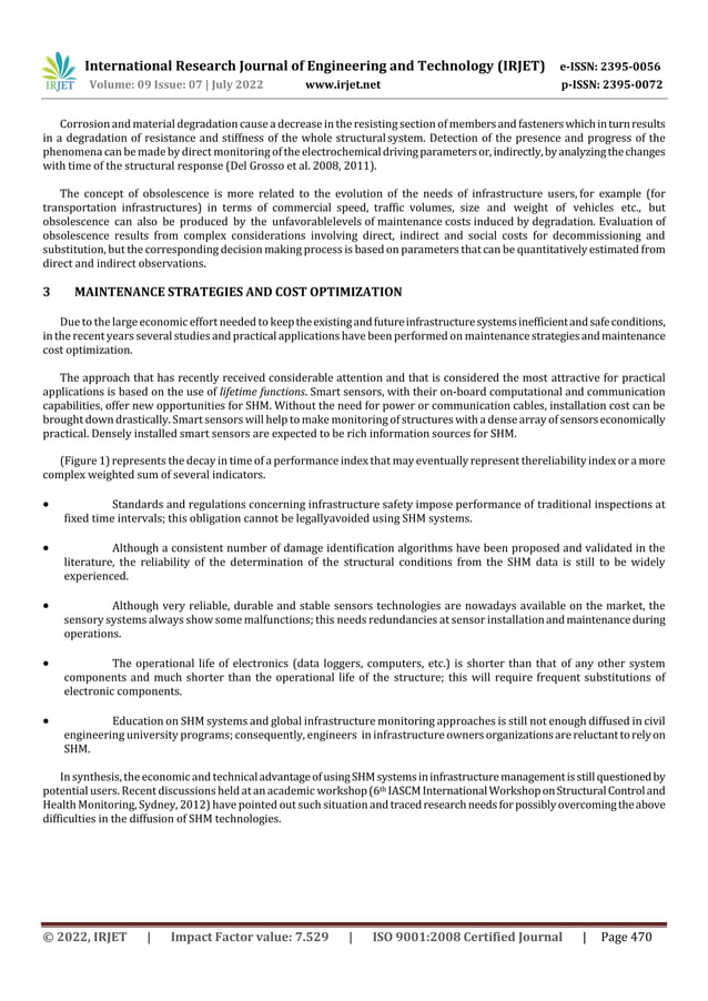 Structural Health Monitoring: Review and practice | PDF