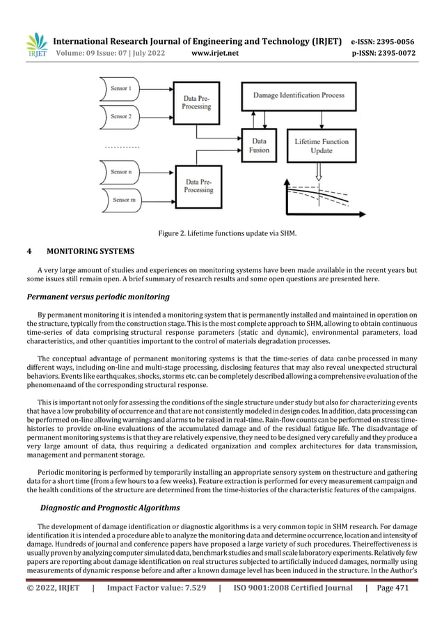Structural Health Monitoring: Review and practice | PDF