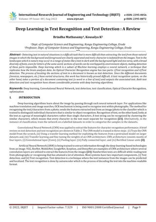 Deep Learning in Text Recognition and Text Detection : A Review | PDF | Artificial Intelligence ...