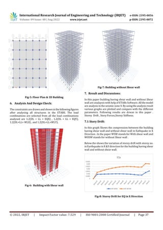 Analysis of High Rise Multistoried Building With and without Shear Wall By Response Spectrum ...