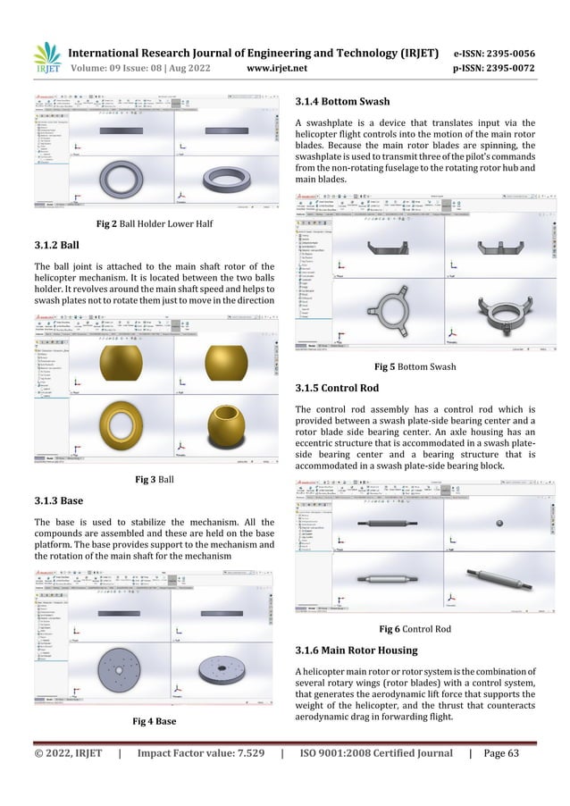 Design and Analysis of Helicopter Rotor Mechanism | PDF | Physics | Science