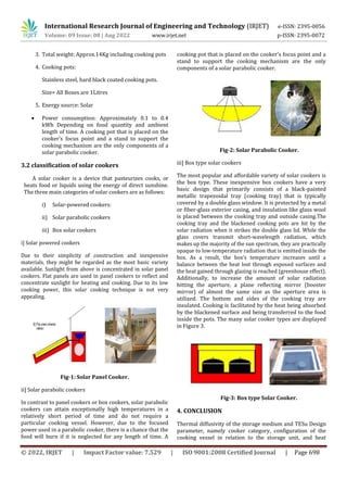 A review paper on Investigation of Box Type Solar Cooker Combined With ...