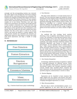 Emotion Based Music Player | PDF