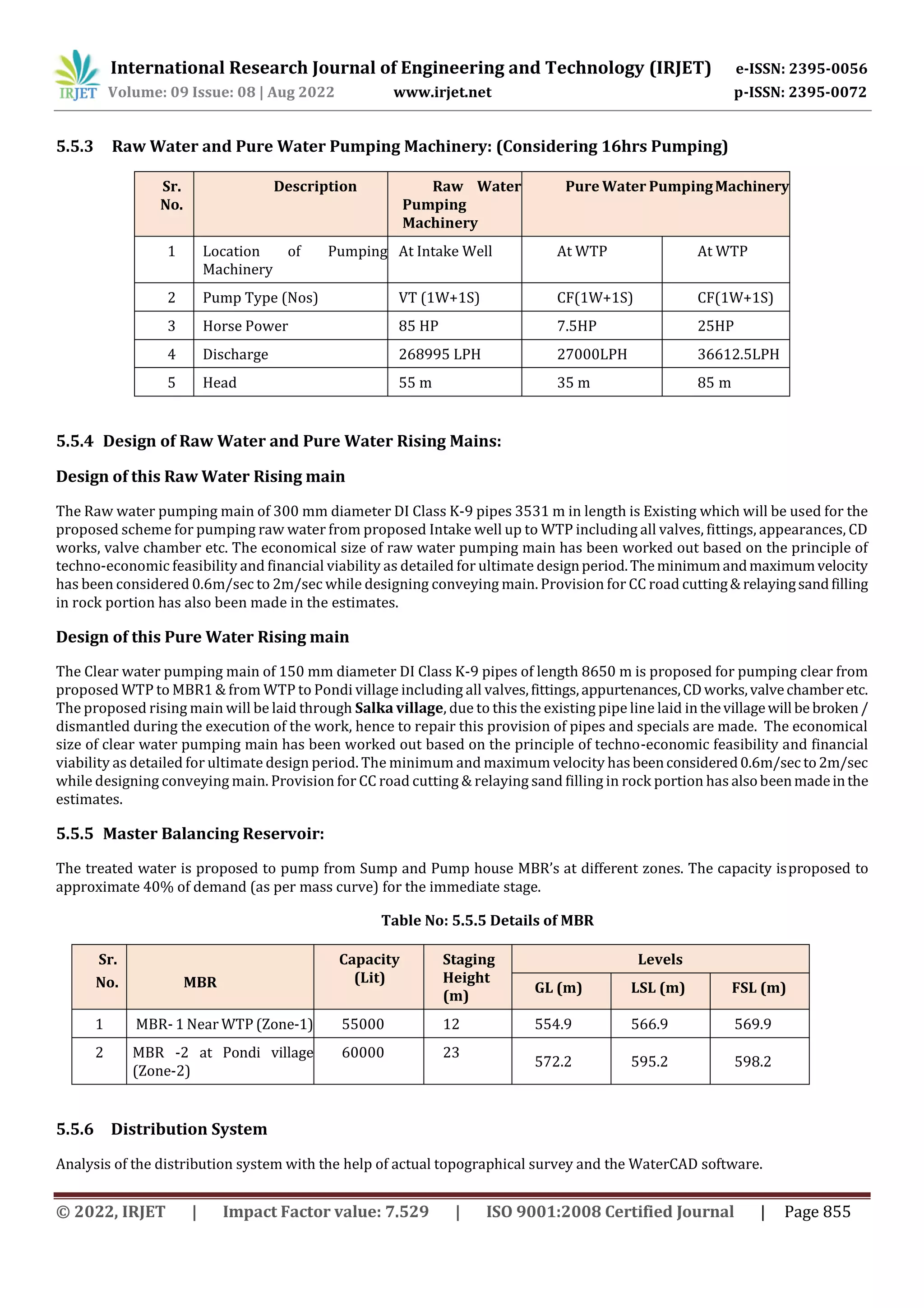 DESIGN OF MULTI-VILLAGE WATER SUPPLY SYSTEM | PDF