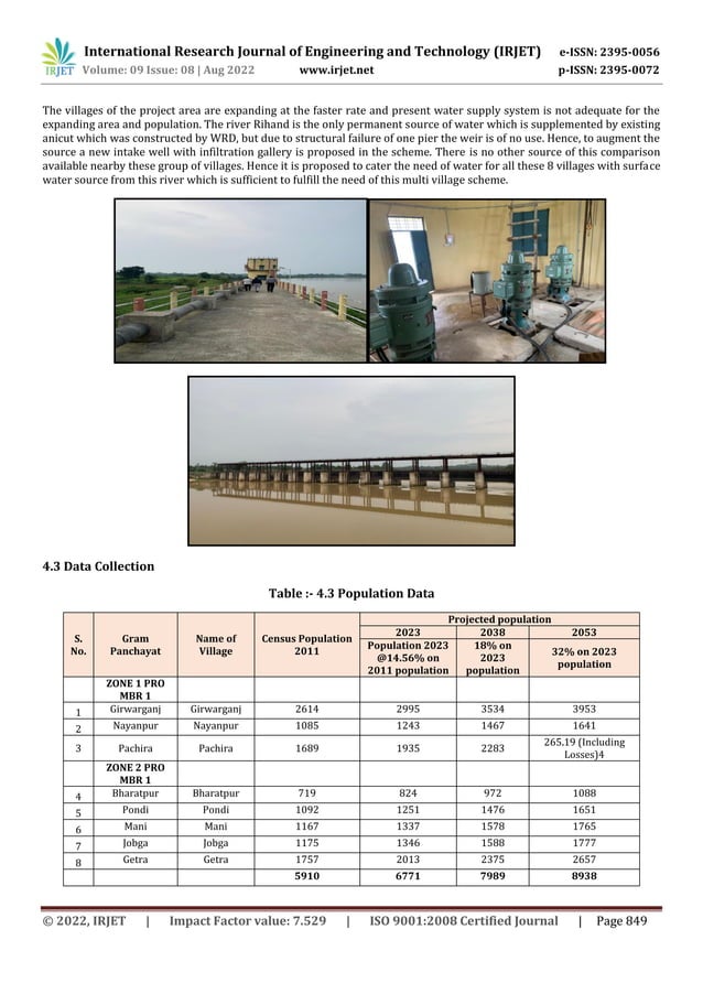 DESIGN OF MULTI-VILLAGE WATER SUPPLY SYSTEM | PDF