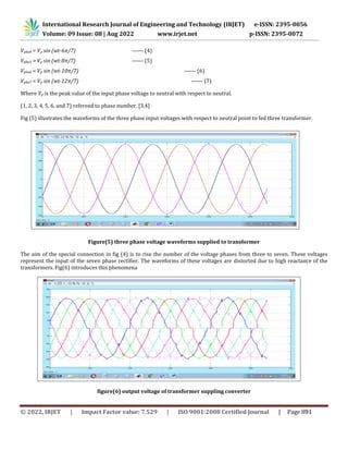 Analysis of a novel seven phase uncontrolled rectifier system | PDF