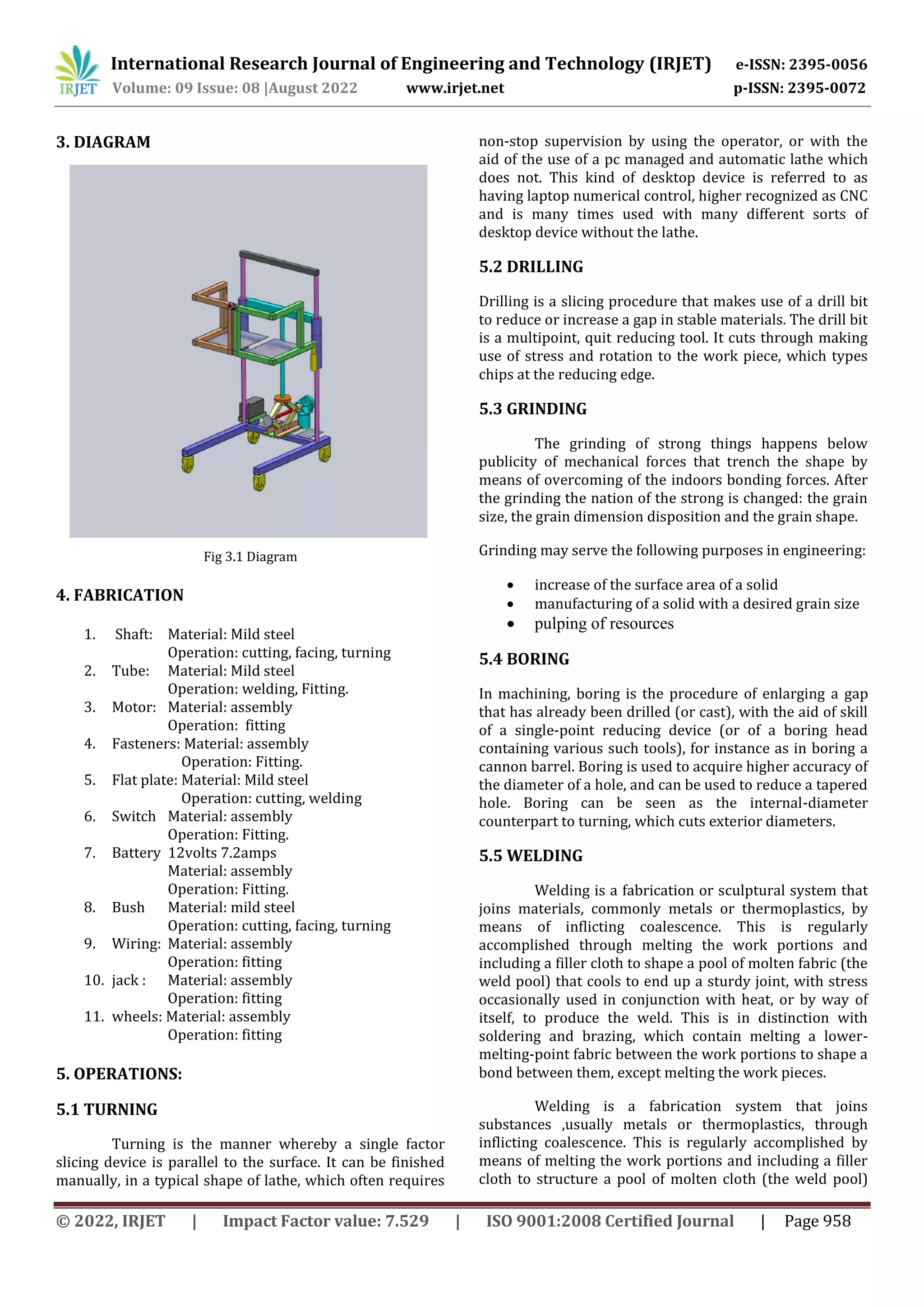 DESIGN AND FABRICATION OF PARALYSIS PATIENT LIFTER | PDF