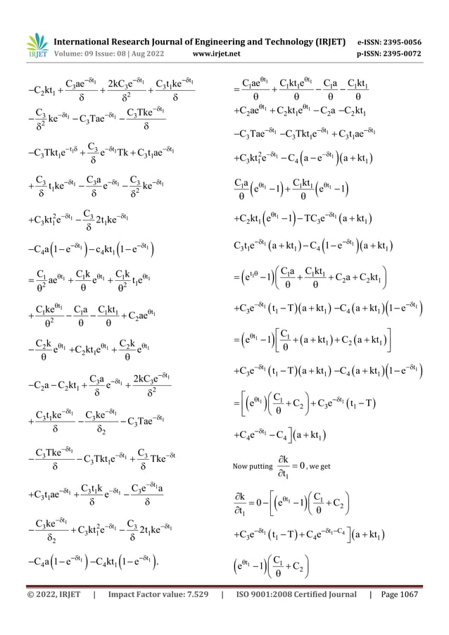 Inventory Model for Perishable Items with Deterioration and Time Dependent Demand Rate | PDF ...