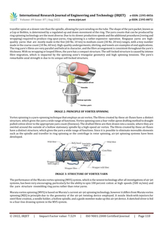 Study on characteristics of Air vortex sewing thread and its ...