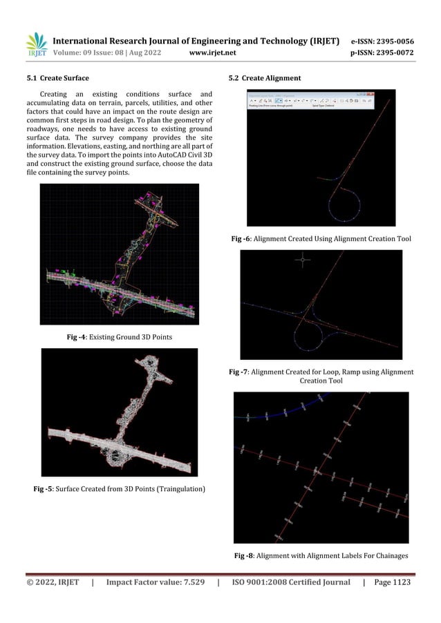 Design of Trumpet Interchange Using Civil 3D | PDF