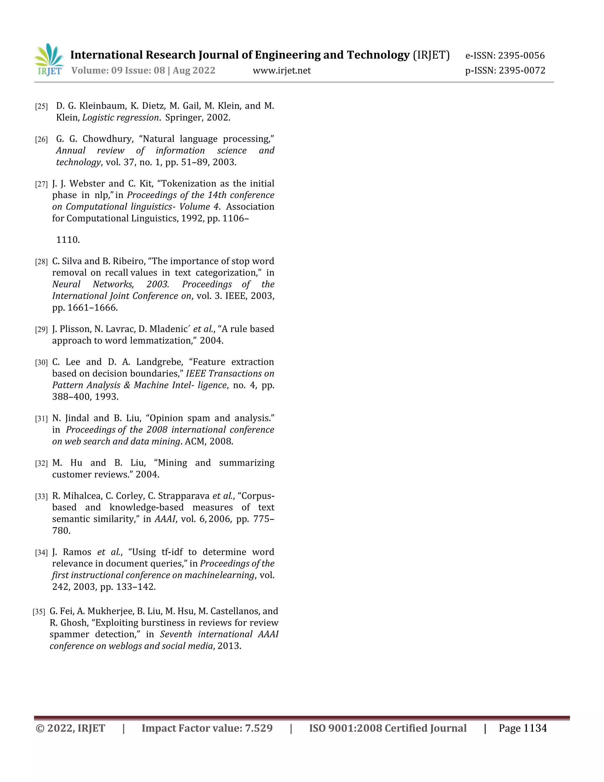 Fake Reviews Detection Using Supervised Machine Learning Pdf Computer Software And