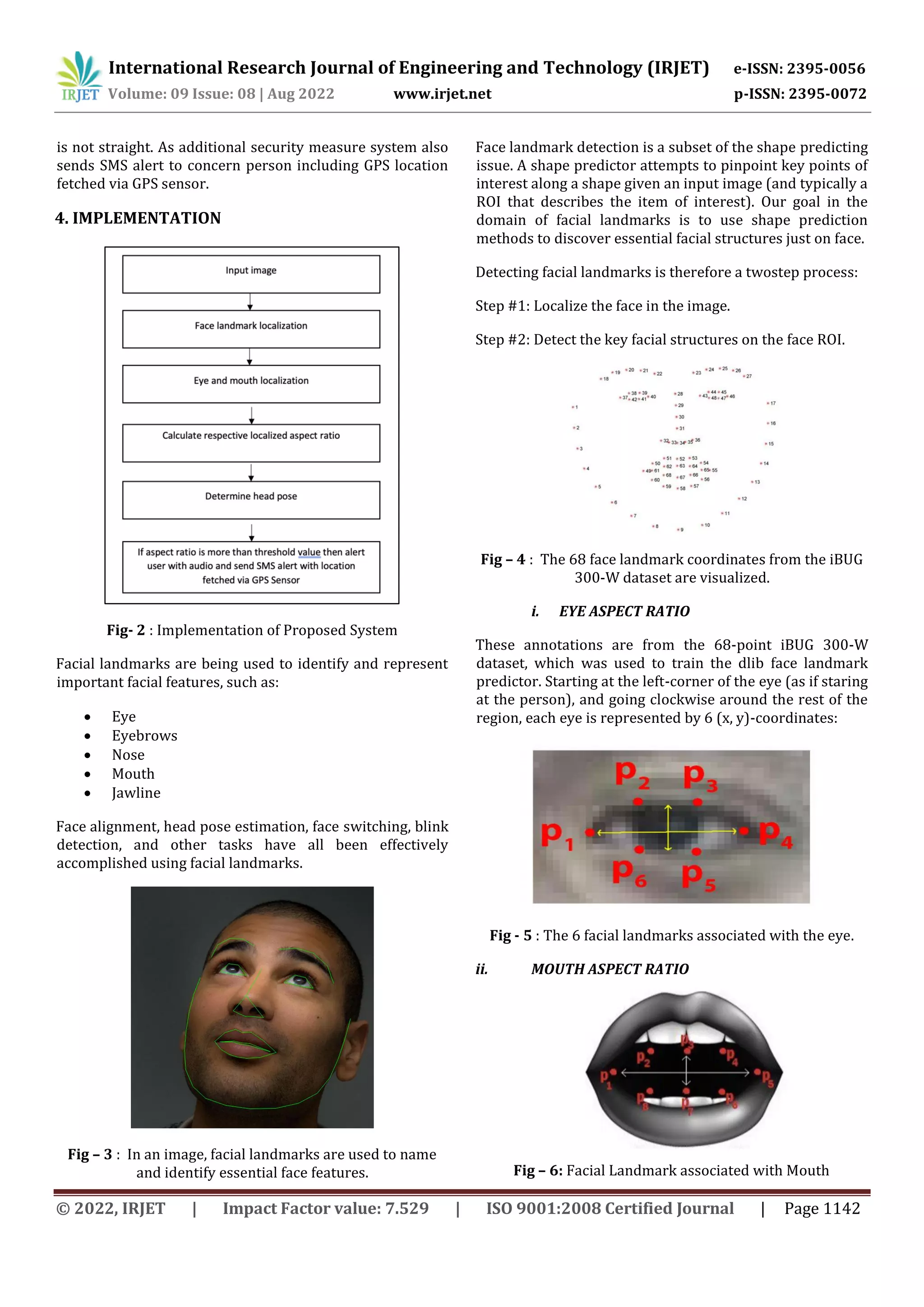 Driver Drowsiness and Alert System using Image Processing & IoT | PDF ...