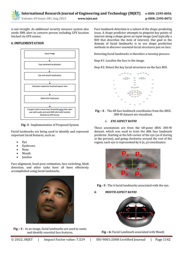 Driver Drowsiness and Alert System using Image Processing & IoT | PDF ...
