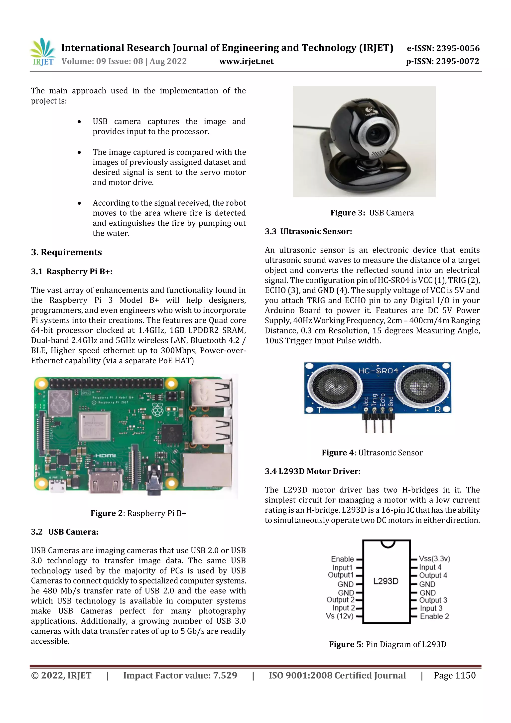 Convolution Neural Network Based Fire Fighting Robot | PDF | Computer Peripherals | Computing