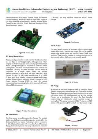 Convolution Neural Network Based Fire Fighting Robot | PDF | Computer Peripherals | Computing