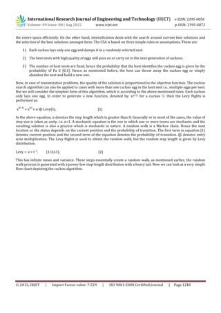 The Cuckoo Search Algorithm: A review. | PDF