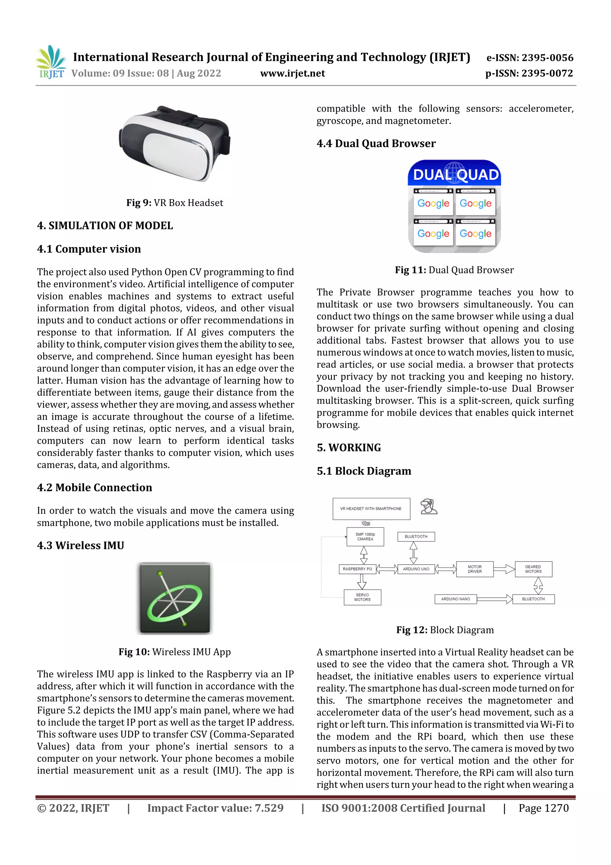 Robotic Virtual Telepresence with Raspberry pi | PDF