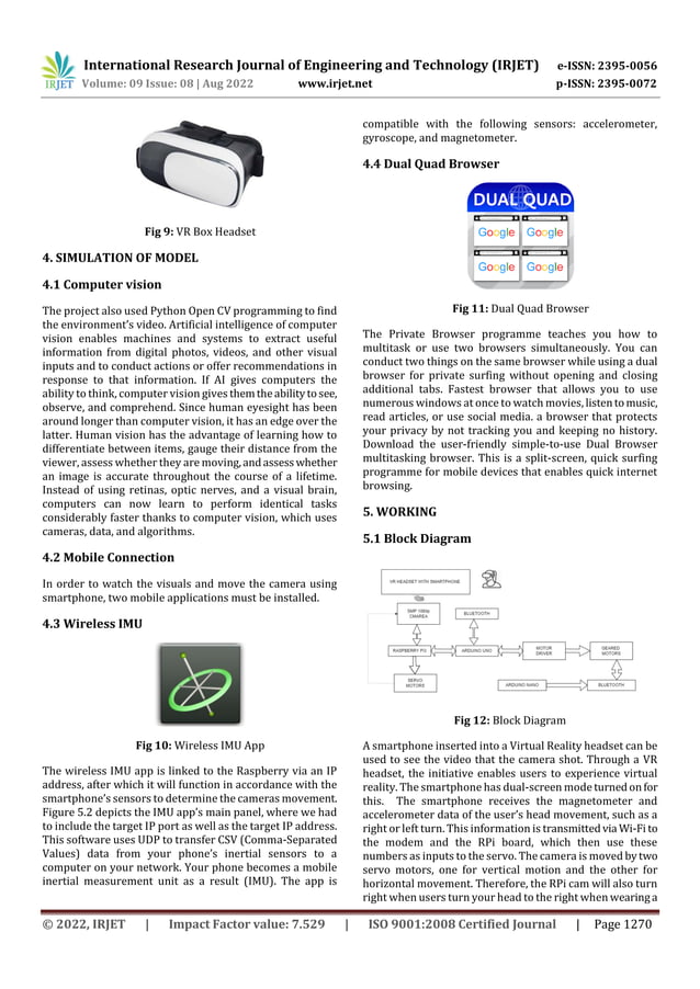 Robotic Virtual Telepresence with Raspberry pi | PDF