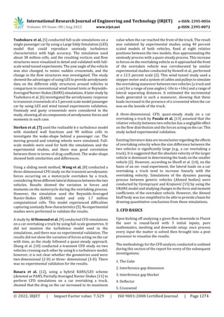 A Review on The Effect of Aerodynamics on Car Overtaking Truck Using CFD Analysis Method | PDF
