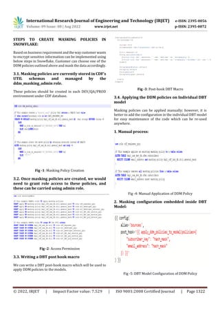 Dynamic Data Masking Mechanism on Cloud Platform | PDF