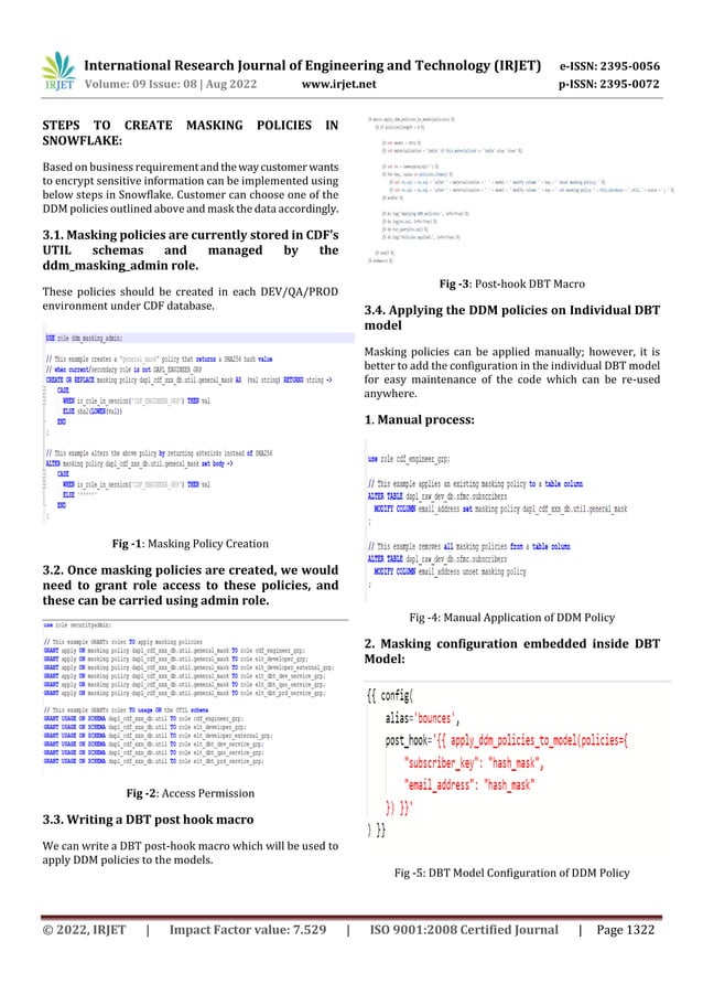 Dynamic Data Masking Mechanism on Cloud Platform | PDF