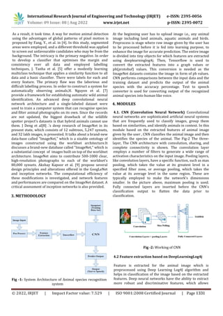 ANIMAL SPECIES RECOGNITION SYSTEM USING DEEP LEARNING | PDF