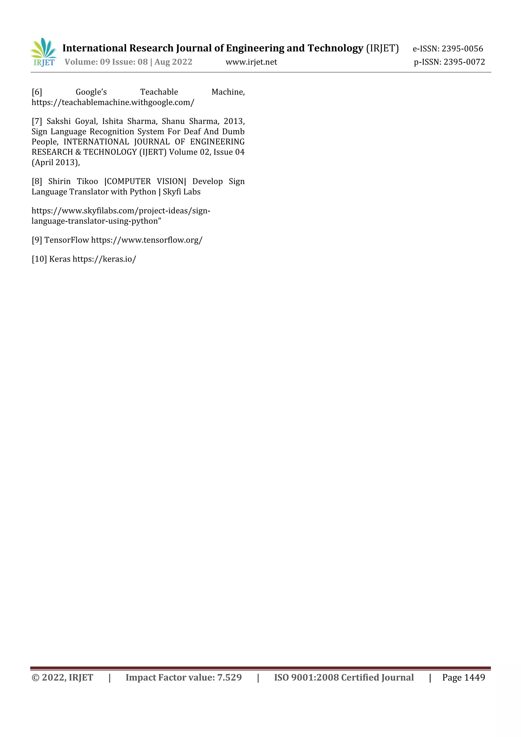 Real-Time Sign Language Detector | PDF