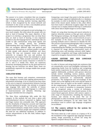 Real-Time Sign Language Detector | PDF | Ear, Nose and Throat ...