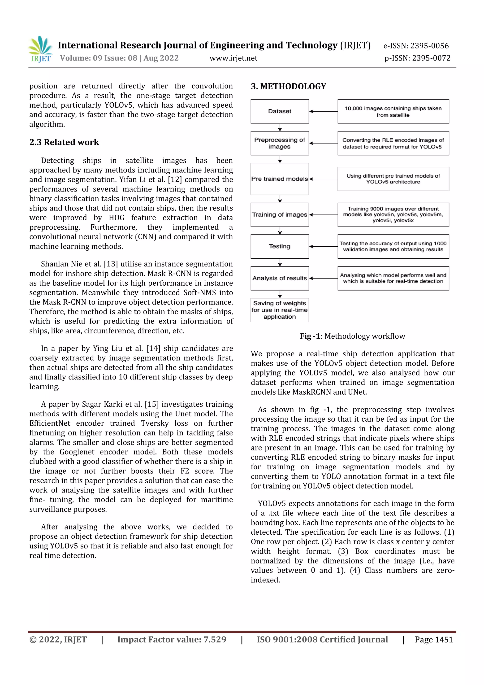 Real time ship detection using YOLOv5 | PDF