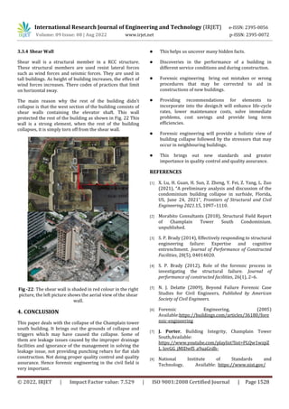 FORENSIC ANALYSIS OF COLLAPSE OF SURFSIDE CONDMINIMUM, MIAMI | PDF