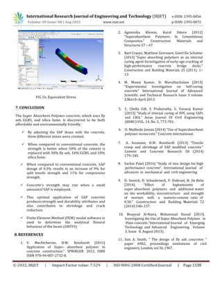 EXPERIMENTAL STUDY ON THE EFFECT OF SAP ON CONCRETE | PDF