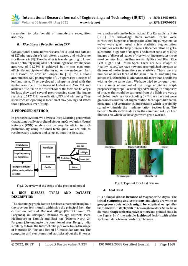 Rice Leaf Diseases Classification Using Cnn With Transfer Learning Pdf Agriculture Industries