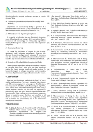 Algorithmic Trading and its Impact on the Market | PDF