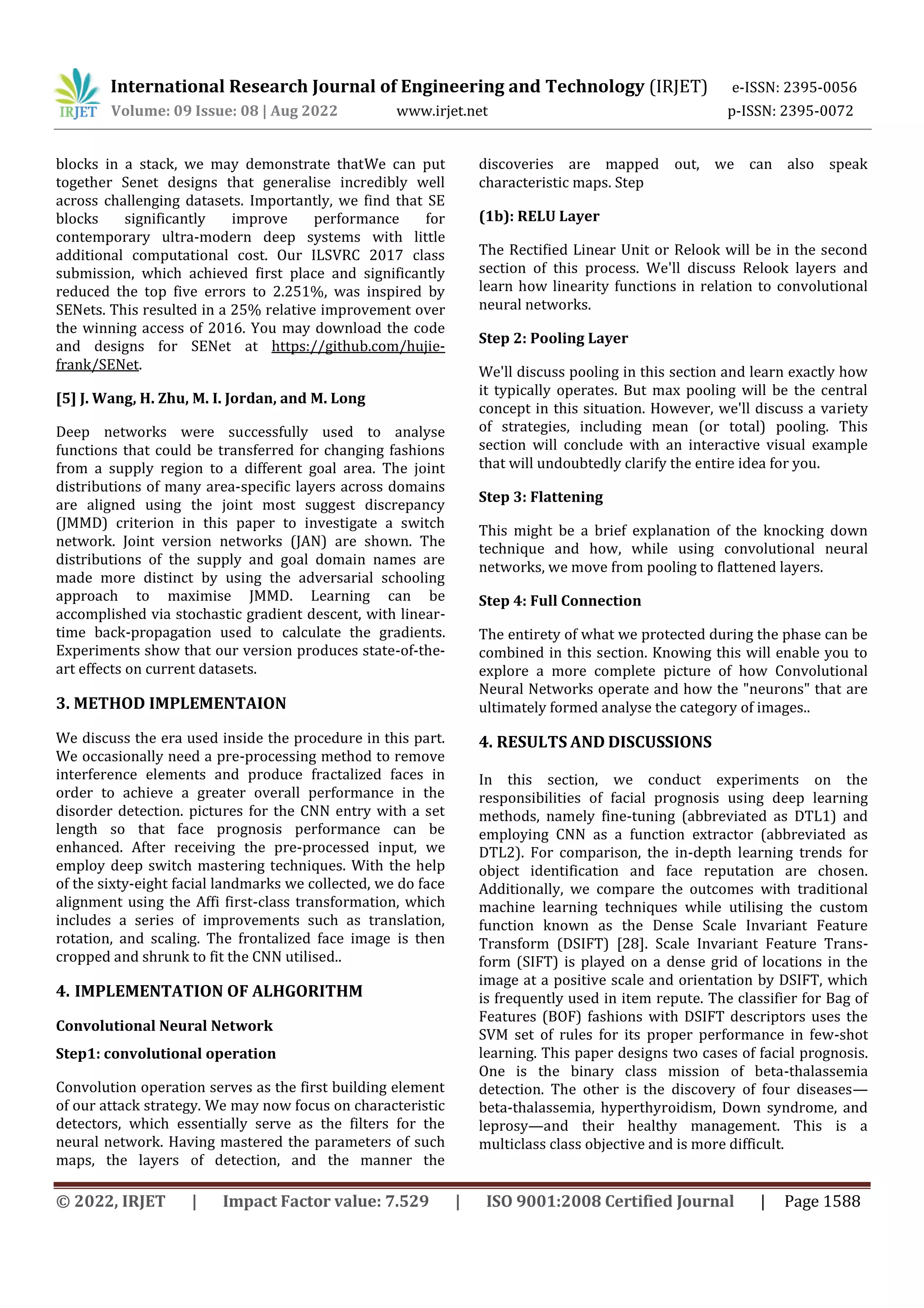 DEEP FACIAL DIAGNOSIS: DEEP TRANSFER LEARNING FROM FACE RECOGNITION TO FACIAL DIAGNOSIS | PDF