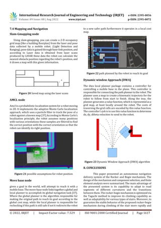 Autonomous Delivery Rocker-Bogie Robot Using Gmapping Based SLAM Algorithm | PDF