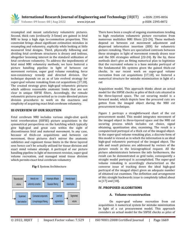 Detection of abnormalities in Fetus using Medical Image Processing | PDF
