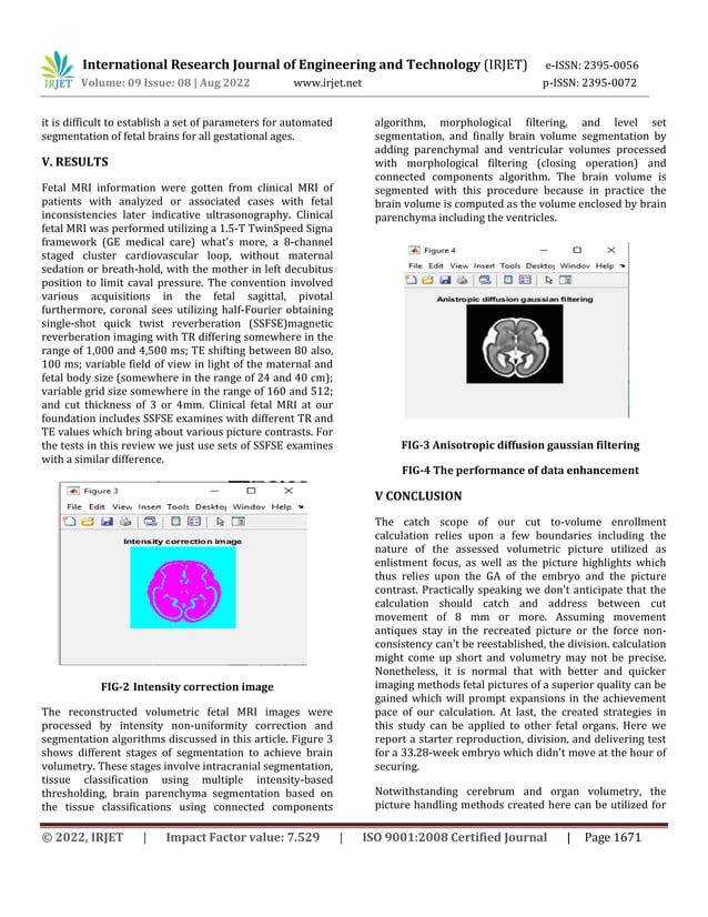 Detection of abnormalities in Fetus using Medical Image Processing | PDF