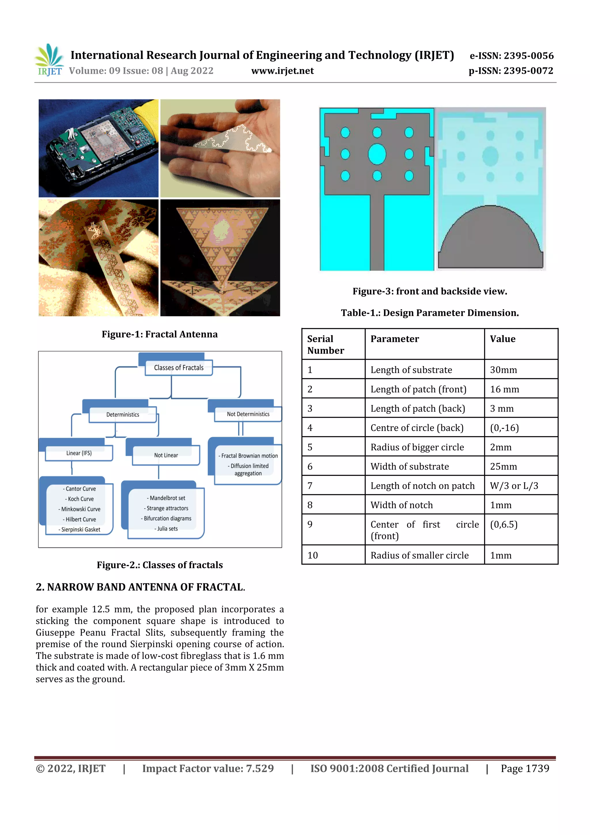 Design and Analysis of Fractal Antenna | PDF