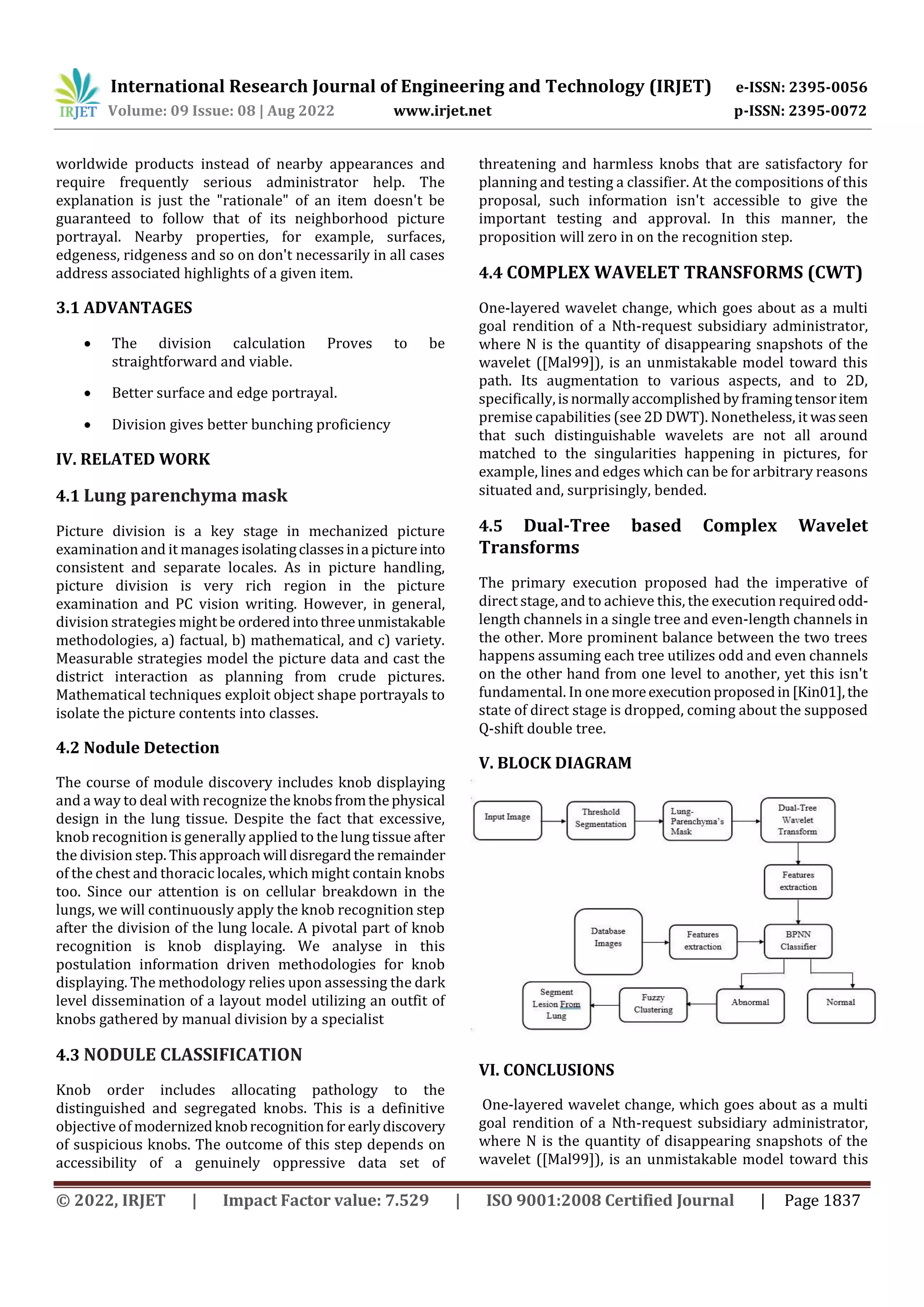 Analysis Of Lung Nodule Detection And Stage Classification Using Faster Rcnn Technique Pdf
